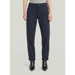 G-Star Raw Chinohose G-STAR "Kate Boyfriend Hose", Damen, Gr. 23, L&auml;nge 32, salute, Obermaterial: 50% Baumwolle, 47% Baumwolle, 3% Elasthan, Hosen Chinohose