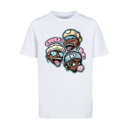 MisterTee Jungen T-Shirt "MisterTee Forever Crew Luv Tee"wei&szlig;, Gr. 134, bedruckt, 100% Baumwolle, Shirts
