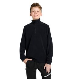 Fleeceshirt CMP "KID FLEECE SWEAT", Jungen, Gr. 176, schwarz, Stoff, Obermaterial: 100% Polyester, unifarben, Shirts, f&uuml;r Kinder