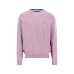 Fynch-Hatton Herren Rundhalspullovermagnolia, Gr. XXL, unifarben, Strick, Obermaterial: 100% Baumwolle, Pullover, mit Logo Stickerei