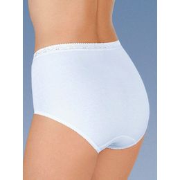 Taillenslip Speidel, Damen, Gr. 42, 2 Stk., wei&szlig;, 92% Baumwolle, 8% Elasthan, Unterhosen Taillenslip