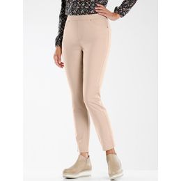 Schlupfjeans Inspirationen, Damen, Gr. 54, Normalgr&ouml;&szlig;en, beige, 96% Baumwolle, 4% Elasthan, unifarben, lang, Jeans Schlupfjeans
