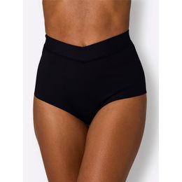 Taillenslip, Damen, Gr. 40, 2 Stk., schwarz, 81% Polyamid, 19% Elasthan, Unterhosen Taillenslip