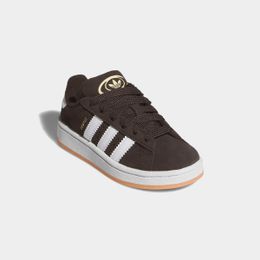 Mädchen Sneaker "CAMPUS 00S", adidas originals, Gr. 30auco, ftwwht, gum2, Leder, Synthetik, Schuhe, für Kinder