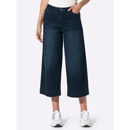 7/8-Jeans Heine, Herren, Gr. 40, Normalgr&ouml;&szlig;en, dunkelblau, 99% Baumwolle, 1% Elasthan, unifarben, 7/8-L&auml;nge, Jeans