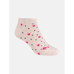 LIEBLINGSST&Uuml;CK Kurzsocken LIEBLINGSST&Uuml;CK "Lovely Socks "DorothyEP" aus Baumwollmix", Damen, Gr. 35-38, 130, beige, Baumwolle, Elasthan, Polyamid, normal, Socken, mit Baumwoll-Anteil