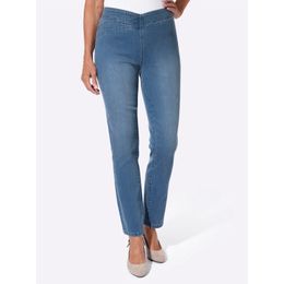 Bequeme Jeans Inspirationen, Herren, Gr. 54, Normalgr&ouml;&szlig;en, blau, bleached, 81% Baumwolle, 17% Polyester, 2% Elasthan, unifarben, lang, Jeans