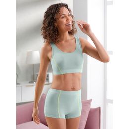 w&auml;schepur Panty W&Auml;SCHEPUR, Damen, Gr. 44, 2 Stk., kalkmint, limone, 95% Baumwolle, 5% Elasthan, Unterhosen Panty
