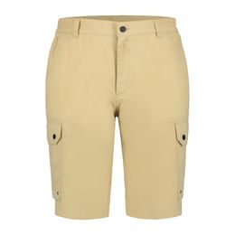 Cargobermudas Icepeak "H CARGOBERMUDA ANZIO", Herren, Gr. 48, N-Gr, beige, Obermaterial: 100% Polyamid, Hosen, mit mehreren Taschen, mit Hosenschlitz mit Rei&szlig;verschluss und Knopf