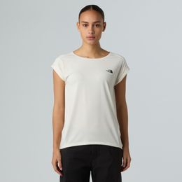 The North Face Damen Funktionsshirt "W TANKEN TANK - EU"wei&szlig; dune, Gr. L, Obermaterial: 100% Polyester, Shirts, Kurzarm, weiter Rundhalsausschnitt,