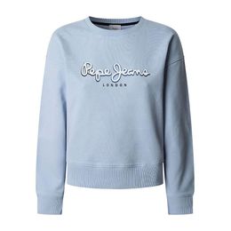 Pepe Jeans Sweatshirt "Maddy" in Hellblau - 49% | Gr&ouml;&szlig;e L | Damen-sweatshirts-jacken