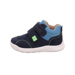 Superfit Leder-Sneakers "Whaley" in Dunkelblau/ Hellblau - 59% | Gr&ouml;&szlig;e 23 | Babysneakers