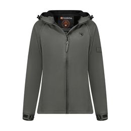 Canadian Peak Softshelljacke "Tamilataleak" in Anthrazit - 72% | Gr&ouml;&szlig;e M | Damen-outdoorjacken