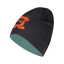 Trollkids Wende-Beanie "Troll" in Schwarz/ Blau - 67% | Gr&ouml;&szlig;e 48-52 cm | Baby-muetzen