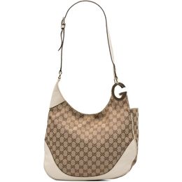 Gucci Hobo Bags - GG Canvas Charlotte Crossbody - Gr. unisize - in Braun - f&uuml;r Damen
