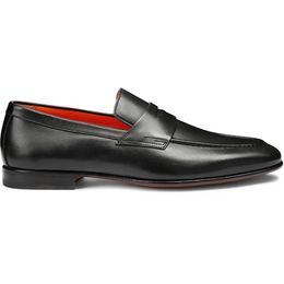 Santoni Loafer - Men's leather penny loafer - Gr. UK_7_5 - in Wei&szlig; - f&uuml;r Damen