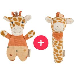 Sterntaler Greifspielzeug »Knistertier und Greifling Giraffe Kaya« gelb/goldbr.