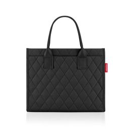 Reisenthel Shopper &raquo;daily shopper&laquo; seitliches Steckfach, Innentasche Rei&szlig;verschluss, Tragehenkel rhombus black B/H/T: 42 cm x 35 cm x 17 cm