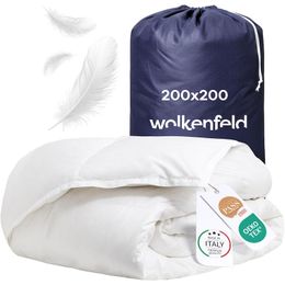 WOLKENFELD Daunenbettdecke &raquo;Winterbettdecke Daunendecke Anti-Milben, Hypoallergen, Waschbar&laquo; extrawarm 1 Stk. tlg. 135x200, 155x220, 200x200,...
