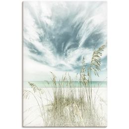 Artland Wandbild &raquo;Himmlische Stille am Strand Vintage&laquo; Strandbilder 1 Stk. tlg. als Leinwandbild, Poster in verschied. Gr&ouml;&szlig;en wei&szlig;