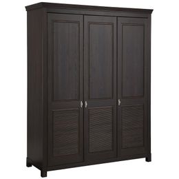 OTTO home Kleiderschrank &raquo;Rauna, mit Lamellen und Kassetten, klassischer Landhausstil, rustikal&laquo; 2 Breiten: 113/159 cm H/T ca. 195/60 cm, massive 