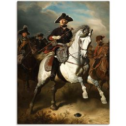 Artland Wandbild &raquo;Friedrich der Gro&szlig;e zu Pferde. 1861&laquo; Menschen 1 Stk. tlg. als Leinwandbild, Poster in verschied. Gr&ouml;&szlig;en Farbe Bild(er): bunt
