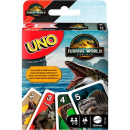 Mattel games Spiel &raquo;Jurassic World Rebirth, UNO&laquo; bunt Spiel