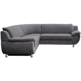 Trendmanufaktur Ecksofa »Rondo wahlweise mit Schlaffunktion, bequeme Armlehnen, Bestseller« L-Form, wahlw.mit Federkern, Füße chromfarben, Unser...
