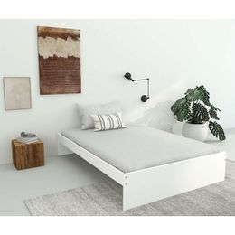 OTTO HOME Bett »Magdala, Futonbett, schlichtes Design, Top Qualität« Belastbarkeit: 200KG, aus robustem MDF, Breite Liegefläche 140 cm, Bettkasten...