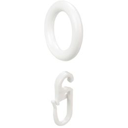 Liedeco Gardinenring wei&szlig; &Oslash; 0,25 cm