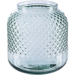 CREATIV HOME Dekovase &raquo;Vase&laquo; im formsch&ouml;nen Design gr&uuml;n