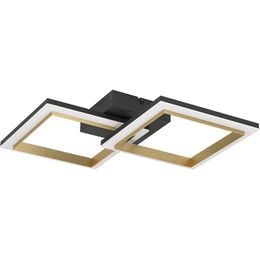 Eglo Deckenleuchte &raquo;Calliera Deckenlampe, Metall und Kunststoff, B&uuml;rolampe Decke, Lampe&laquo; LED-Modul 1 Stk. Neutralwei&szlig; Wand-/Deckenleuchte - L52,5 x 