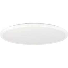 Eglo Deckenleuchte &raquo;Rovito-R Deckenlampe, Deckenbeleuchtung, Badlampe, Kunststoff, IP44&laquo; LED-Modul 1 Stk. Kaltwei&szlig; Neutralwei&szlig; Warmwei&szlig; Wand-/