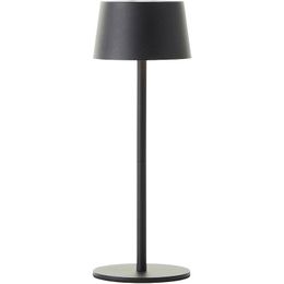 Brilliant LED Au&szlig;en-Tischleuchte &raquo;Jona&laquo; LED-Modul 1 Stk. Warmwei&szlig; Kabellos, USB, H 25 cm, 170 lm, h&ouml;henverstellbar, 3000 K schwarz