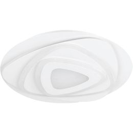 Eglo Deckenleuchte &raquo;Palagiano Deckenlampe, Deckenbeleuchtung aus Kunststoff, Flurlampe&laquo; LED-Modul 1 Stk. Neutralwei&szlig; Wand-/Deckenleuchte - H5,5 x &Oslash;38 