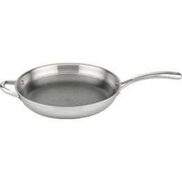 ELO PREMIUM Bratpfanne &raquo;Relief Evolution&laquo; Edelstahl 18/10 1 Stk. tlg. einzigartiges &Ouml;l Dosiersystem, Induktion edelstahlfarben