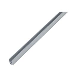 Paulmann Gartenleuchte »Plug & Shine LED Strip Profil Warmweiß Aluminiumprofil 1m« 1 Stk. silberfarben