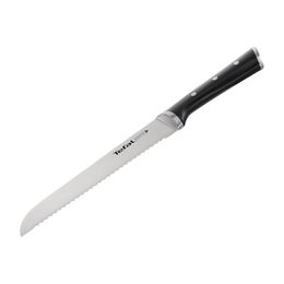 Tefal Brotmesser &raquo;Ice Force&laquo; 20 cm, Eish&auml;rtungstechnologie, Klinge aus deutschem Edelstahl Schwarz/Edelstahl