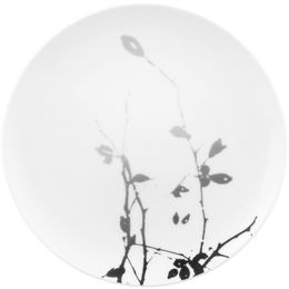 Seltmann Weiden Brotteller &raquo;Liberty - Dark Rose Hip&laquo; Teller 17, 5 cm wei&szlig;, schwarz