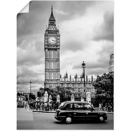 Artland Poster &raquo;London Taxi und Big Ben&laquo; Geb&auml;ude 1 Stk. tlg. ohne Rahmen schwarz Papier