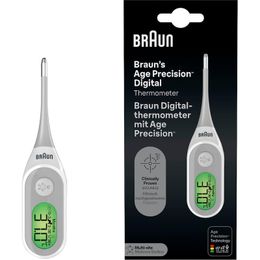 Braun Fieberthermometer &raquo;PRT2000 Digitalthermometer mit Age Precision &laquo; wei&szlig;-grau Speicherfunktion ruft den letzten Messwert ab