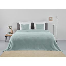 Andas Tagesdecke »Greta« in Waffelpiqué Optik, viele Farben erhältlich, Decke ab 140 x 200 cm seegrün Obermaterial: 100% Baumwolle B/L: 150 cm x...