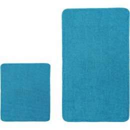 Kleine Wolke Badematte &raquo;RELAX&laquo; H&ouml;he 30 mm rutschhemmend beschichtet fu&szlig;bodenheizungsgeeignet Badteppich, Uni Farben, rechteckig, rund & als Set erh&auml;ltlich 