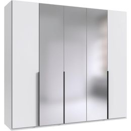 wimex Kleiderschrank &raquo;Mugano,in 5 Breiten,2 H&ouml;hen,2 Tiefen, viele Farben, Made in Germany&laquo; in Basic oder Premium Ausstattung, mit langen Griffen aus Metall,