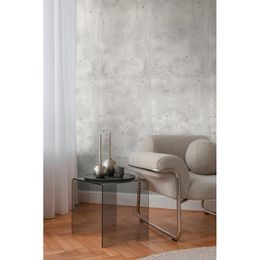 COSMOLIVING BY COSMOPOLITAN Vliestapete &raquo;Concrete Fototapete&laquo; matt strukturiert Moderne Wand in Betonoptik Grau Grau B/L: 1,59 m m x 2,8 m m