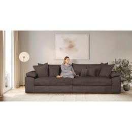 Home Affaire Big-Sofa &raquo;Soft&Cosy XXL, B: 303 cm - OTTO. Verl&auml;ssliche Qualit&auml;t.&laquo; Mega-Sofa, Cord oder Chenille-Struktur, mit Federkern & 4 Zierkissen 