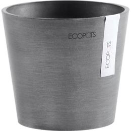 Ecopots Blumentopf »AMSTERDAM Mini Grey« BxTxH: 13x13x11, 4 cm grau