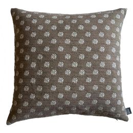 Pad Dekokissen &raquo;EDEL, Made in Europe&laquo; Kissenbezug ohne F&uuml;llung, Motiv Edelwei&szlig;, 1 St&uuml;ck, 30x50cm & 45x45 cm grey + gemustert Obermaterial: 64%...