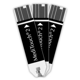 Medisana Blutzucker-Teststreifen &raquo;Meditouch 2&laquo; Packung 50-St., zur Blutzuckerselbstbestimmung mit Meditouch 2 schwarz
