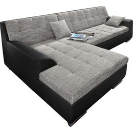 DOMO collection Ecksofa &raquo;Treviso viele Bez&uuml;ge, auch in Cord, L-Form, B/T/H: 267/80/83 cm&laquo; wahlw. mit Bettfunktion, inkl. Zierkissen, Unser...
